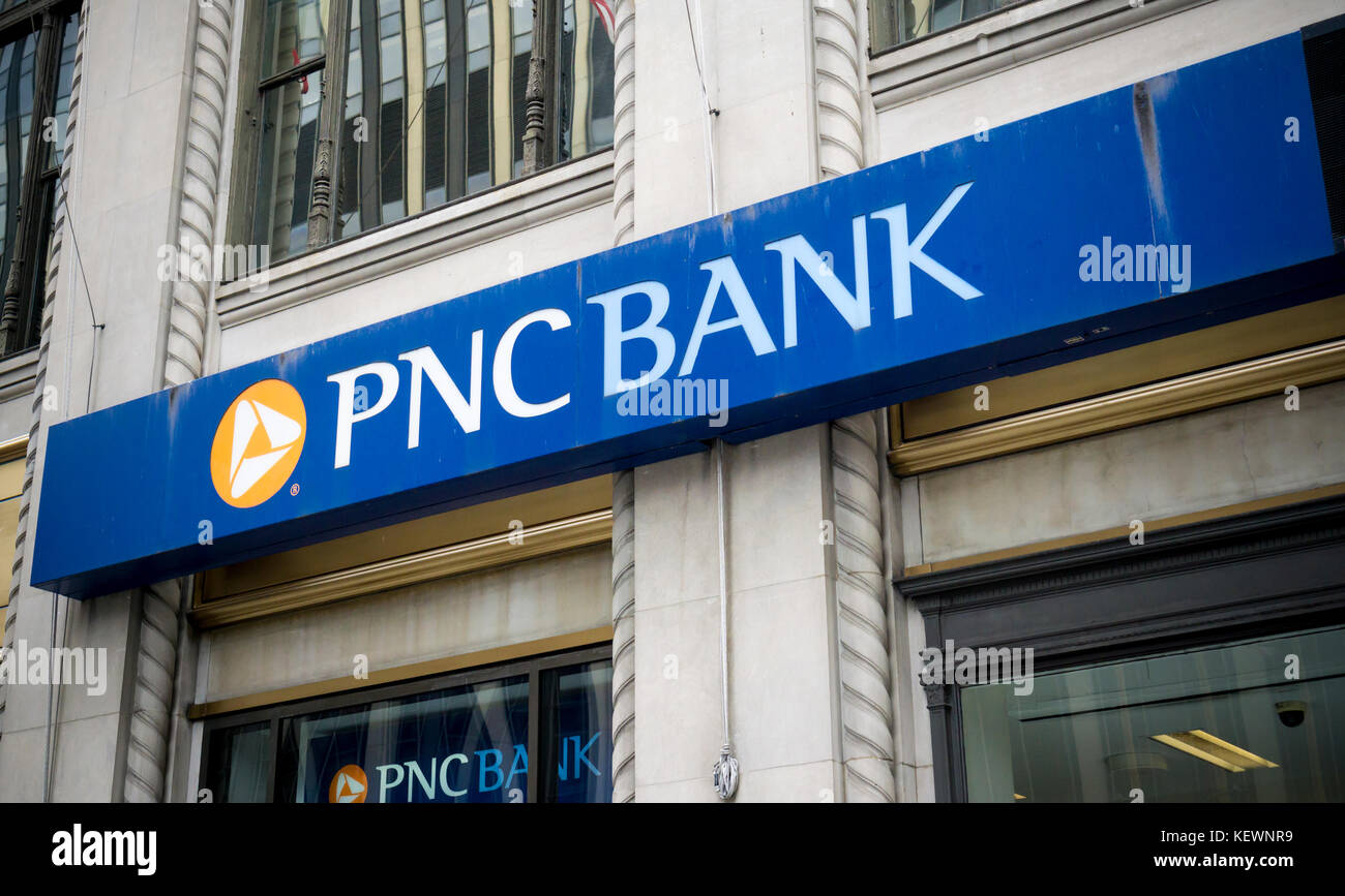 A branch of PNC Financial in New York on Friday, October 13, 2017. PNC ...