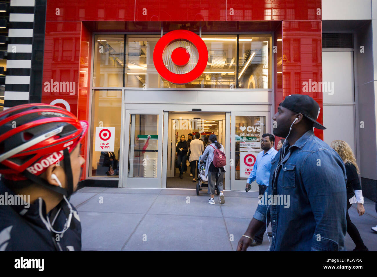 Shoppers outside a Target store in Herald Square in New York on its ...