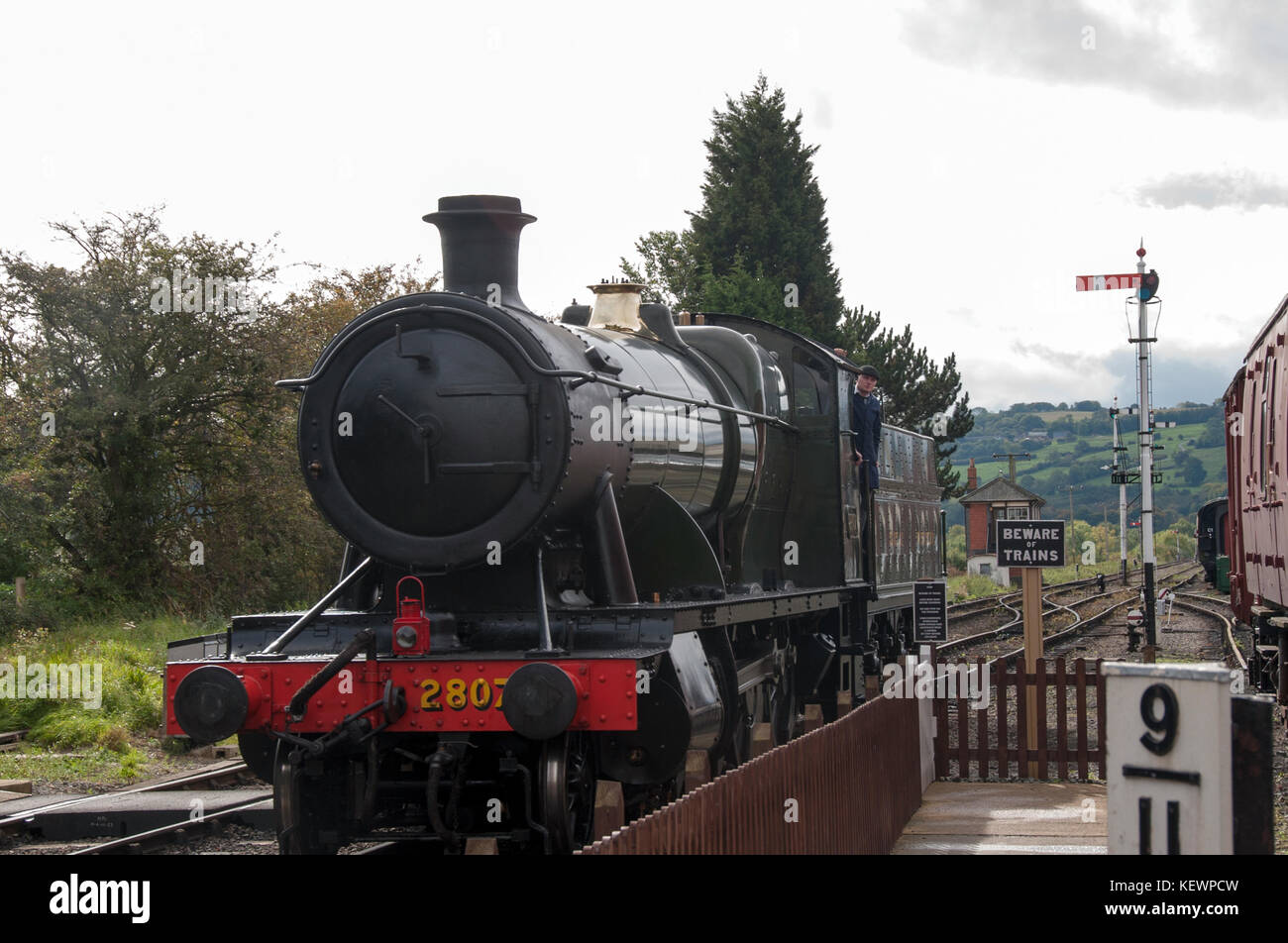 All aboard the steam train Stock Photo - Alamy