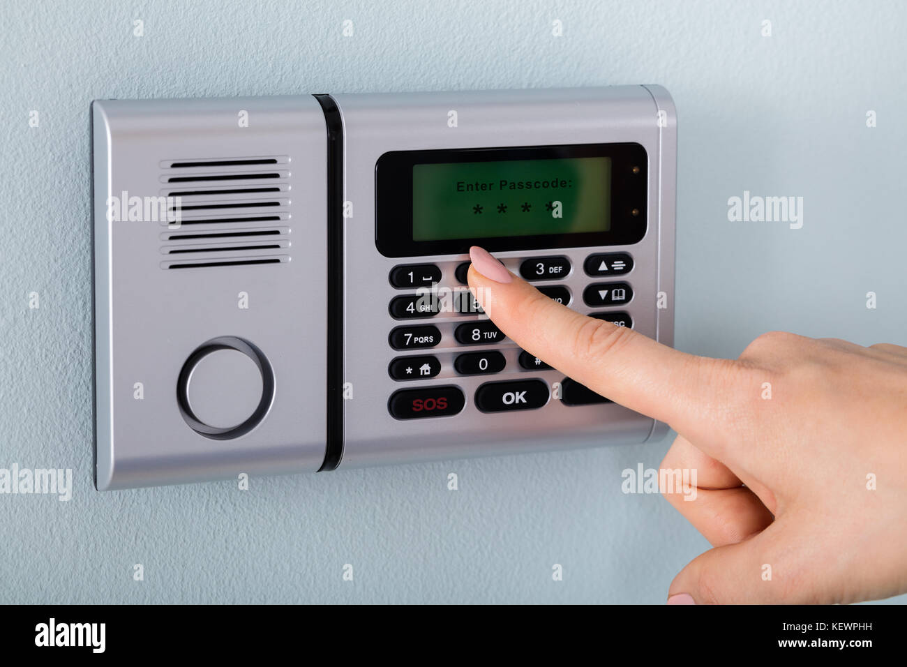 Lock hand keypad hi-res stock photography and images - Alamy