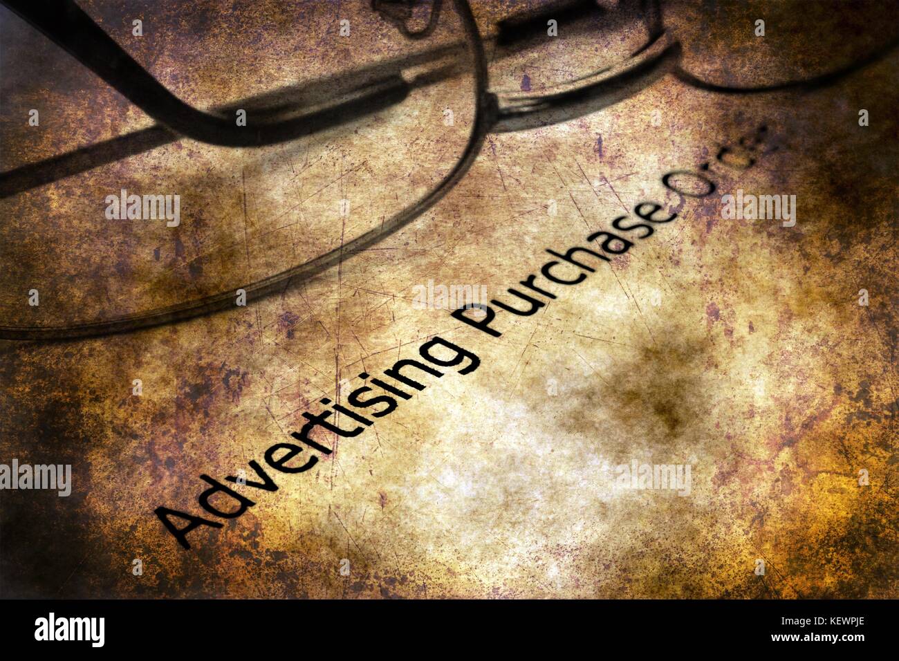 Advertising purchase form Stock Photo - Alamy