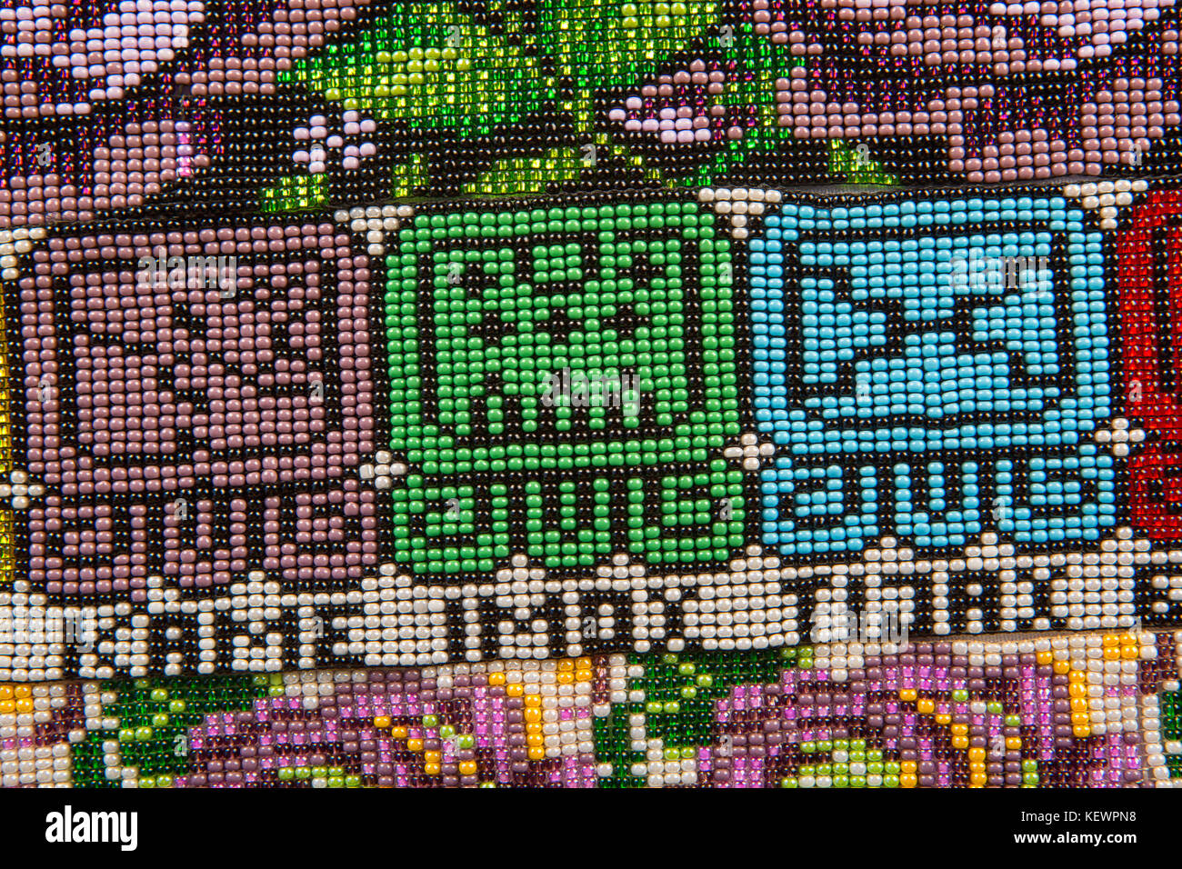 mayan bead pattern Stock Photo - Alamy