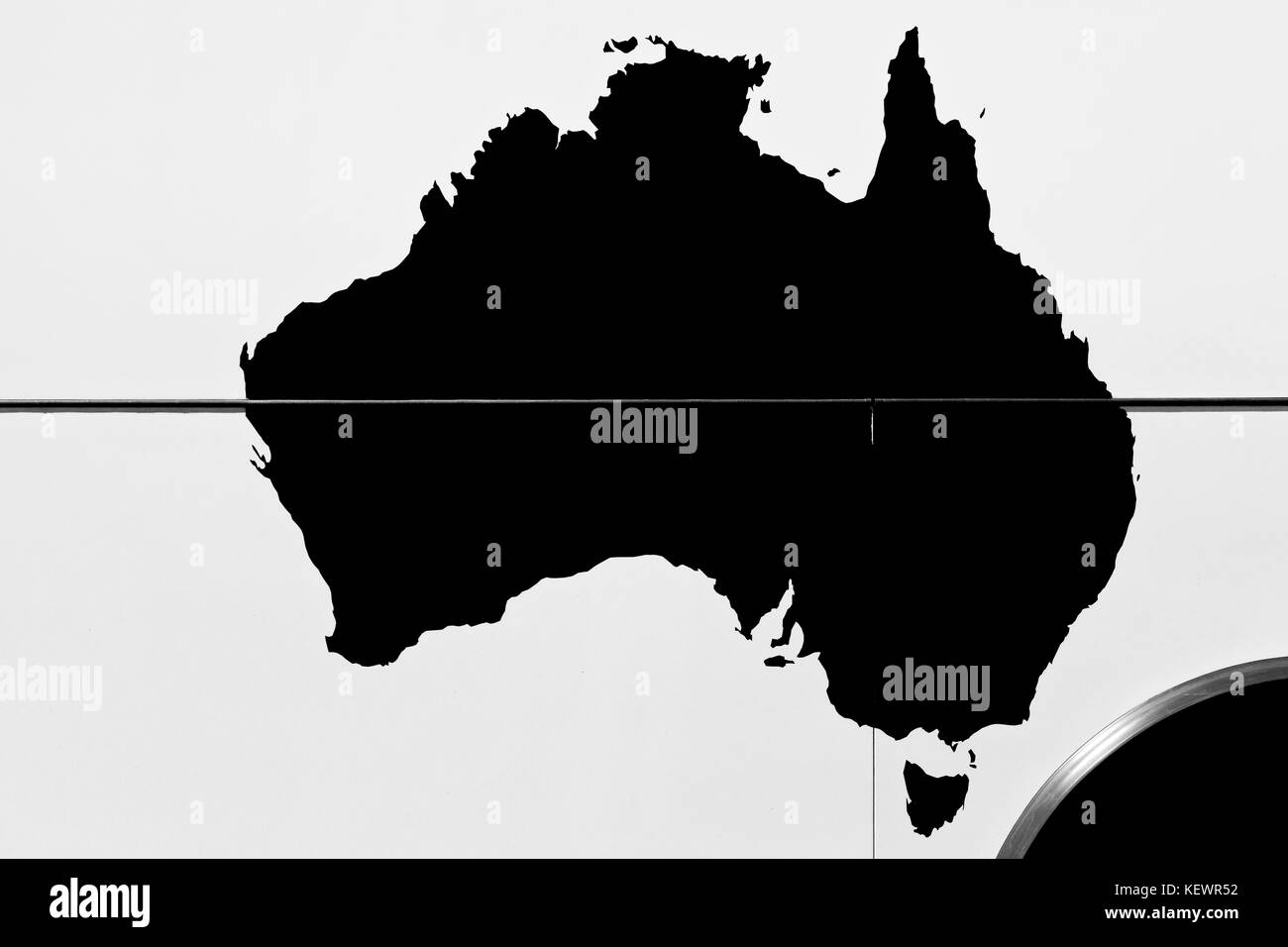 Western australia map Black and White Stock Photos & Images - Alamy