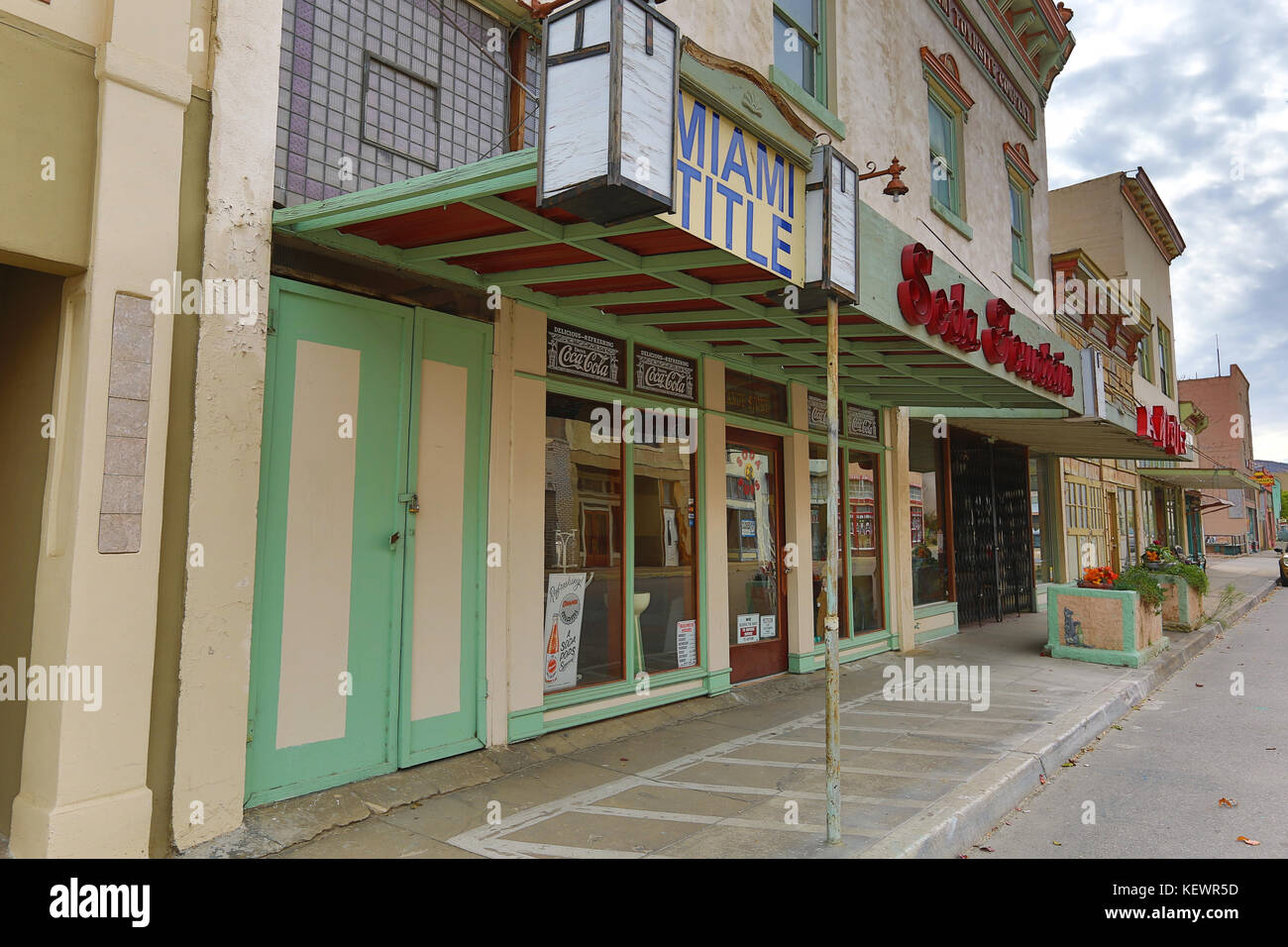 November 26, 2015 Miami, Arizona: victorian style architecture in the ...
