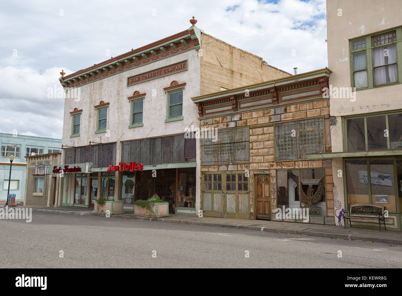 November 26, 2015 Miami, Arizona: rustic victorian style architecture ...