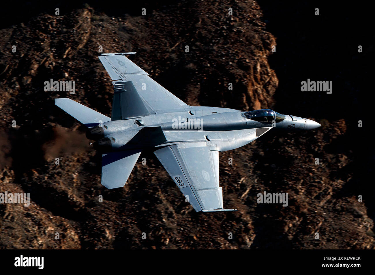 United States Navy Boeing F/A-18E Super Hornet (NG-263) of the VFA-14 ...