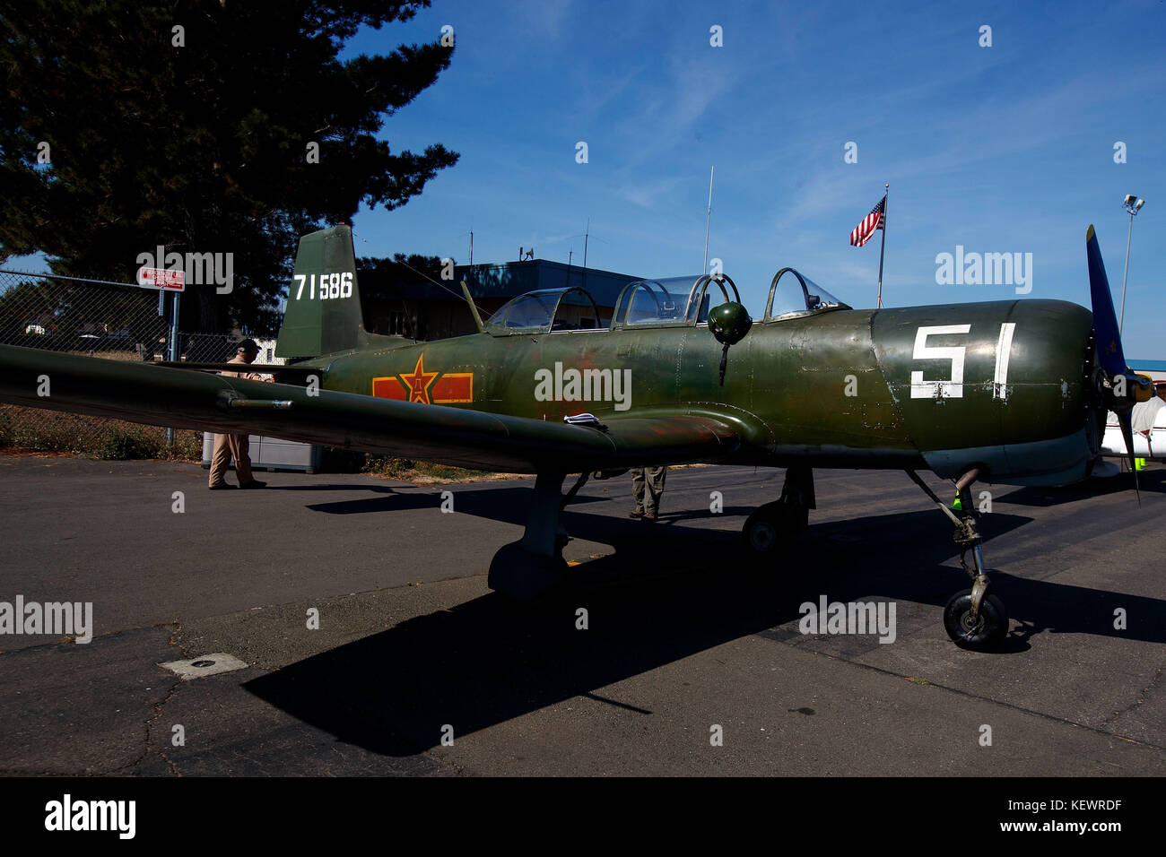 Nanchang CJ-6 Chinese fighter trainer airplane, California, United ...
