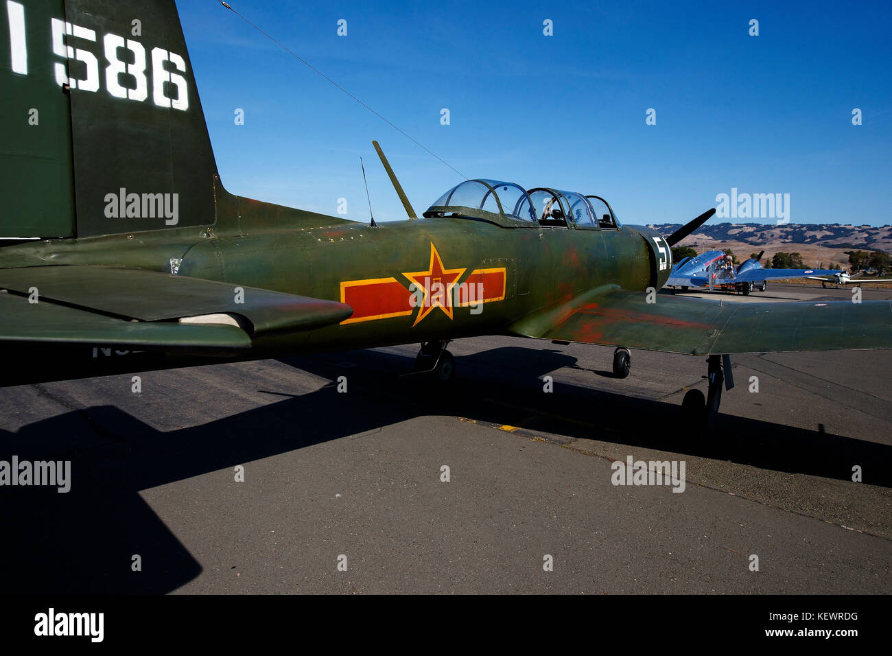 Nanchang CJ-6 Chinese fighter trainer airplane, California, United ...