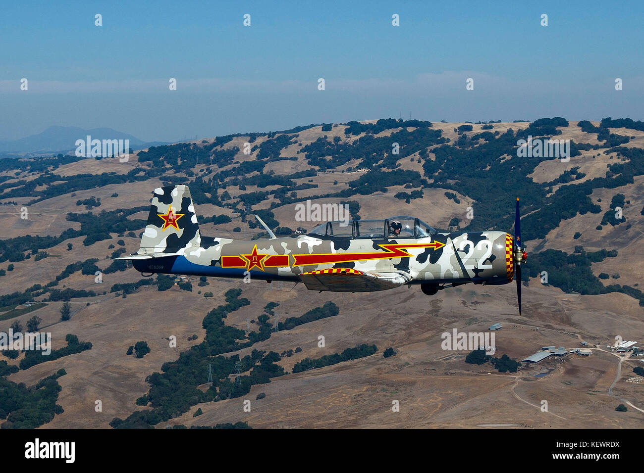 Nanchang CJ-6 Chinese fighter trainer airplane, California, United ...