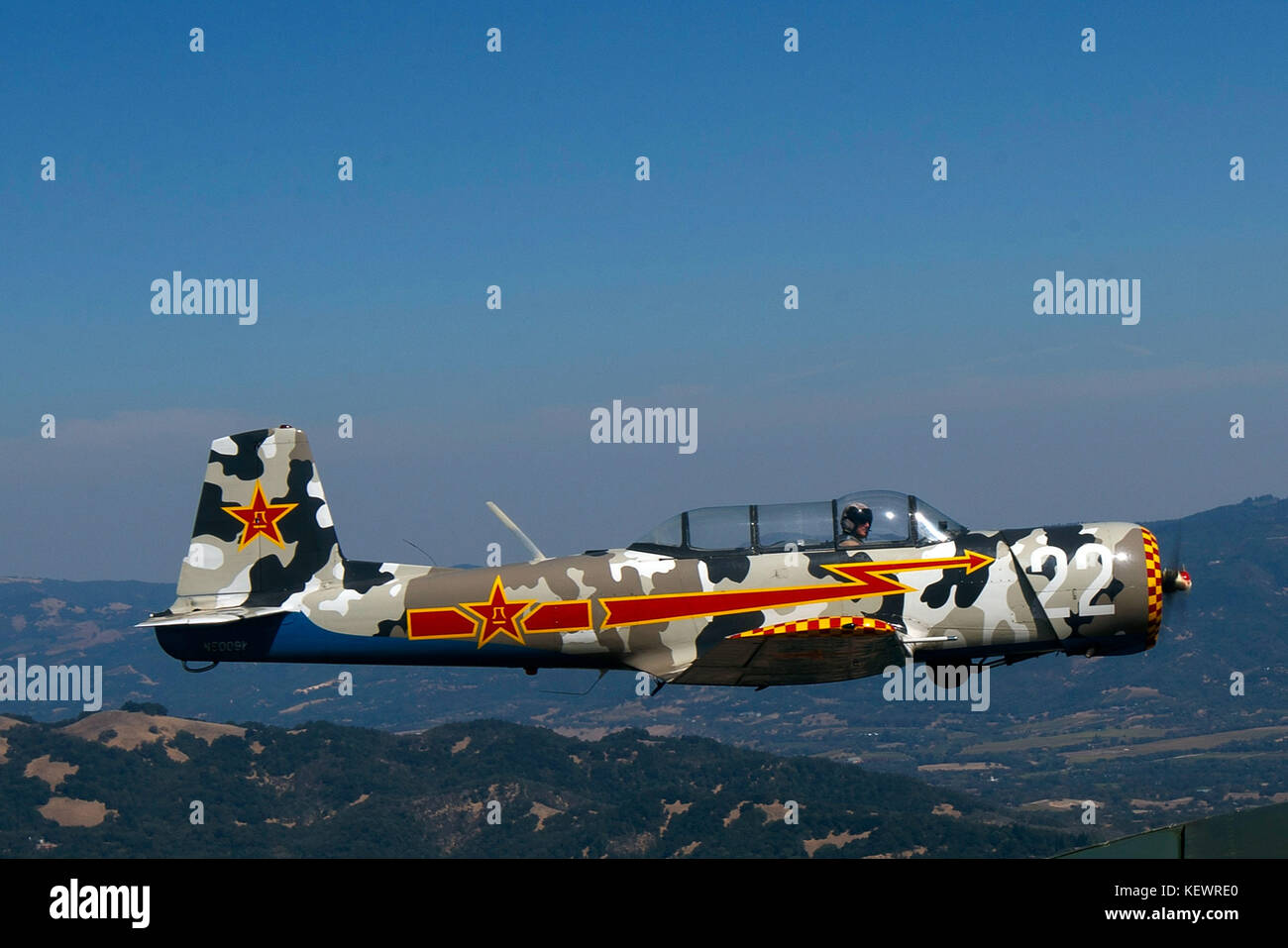 Nanchang CJ-6 Chinese fighter trainer airplane, California, United ...