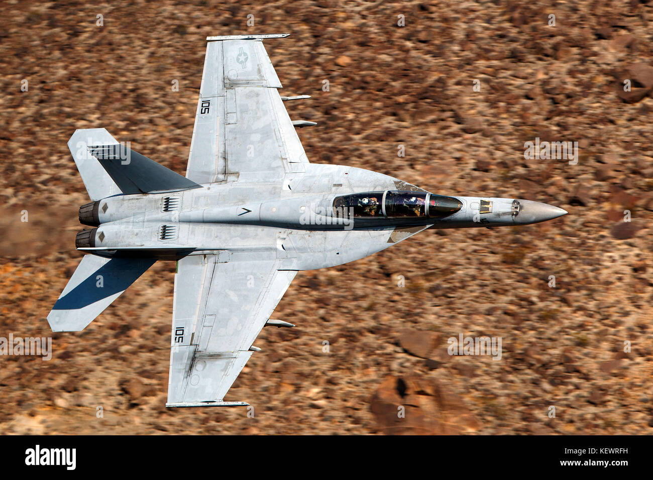 United States Navy Boeing F/A-18F Super Hornet (NE 105) from the VFA-2 ...