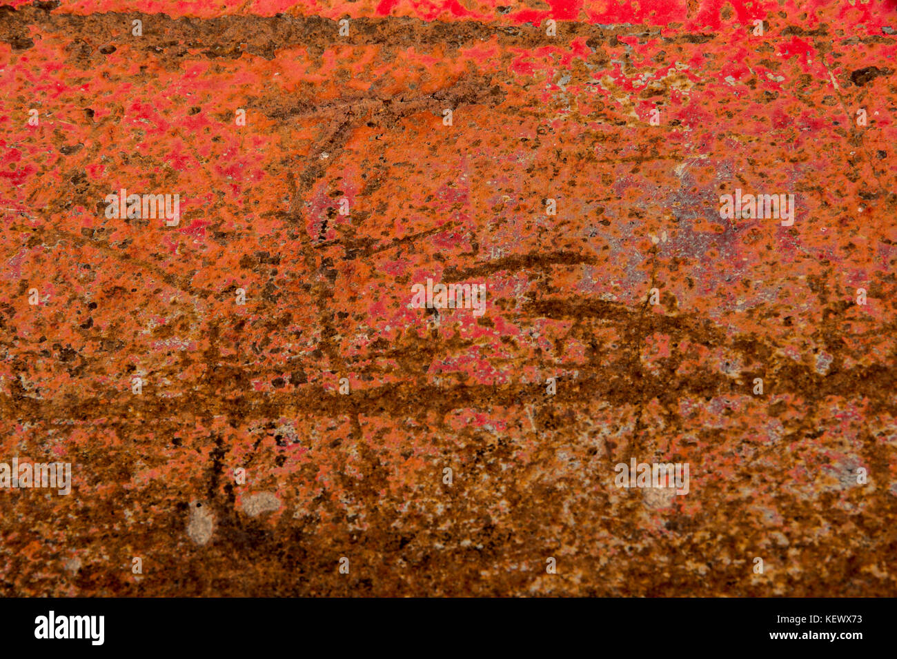 Red Rusty Background Overlay's Stock Photo - Alamy