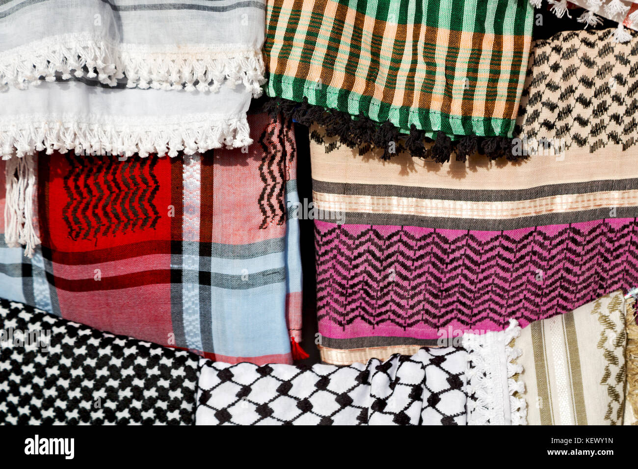 the texture of the cotton traditional symbolic arabian scarf like ...