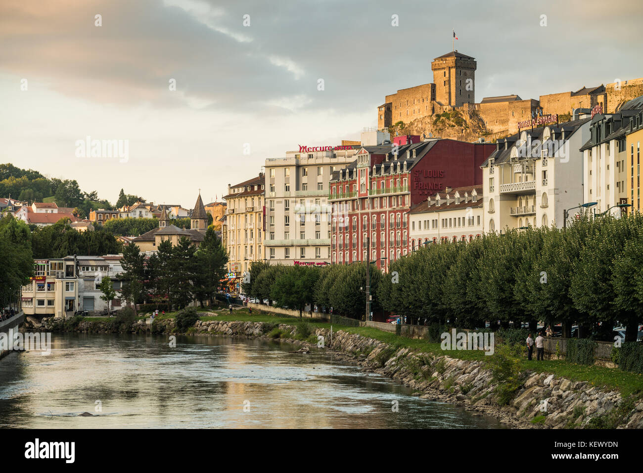 Castle Fort Pyrenean Museum, Lourdes, France, Europe Stock Photo - Alamy