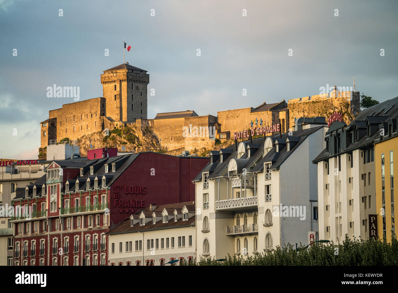Castle Fort Pyrenean Museum, Lourdes, France, Europe Stock Photo - Alamy
