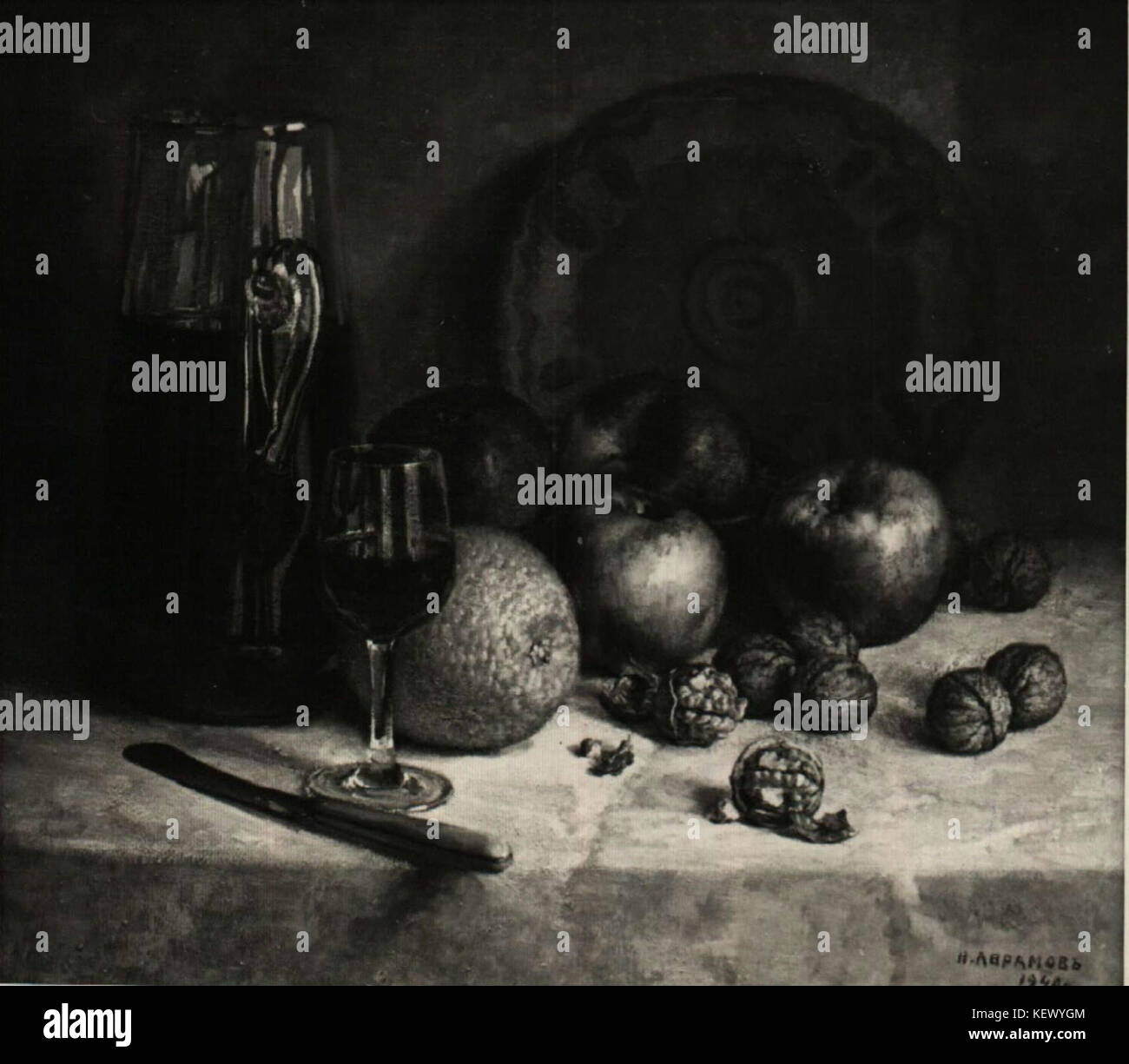 1772K 1 91 14 Painting by Nikola Avramov Stock Photo - Alamy