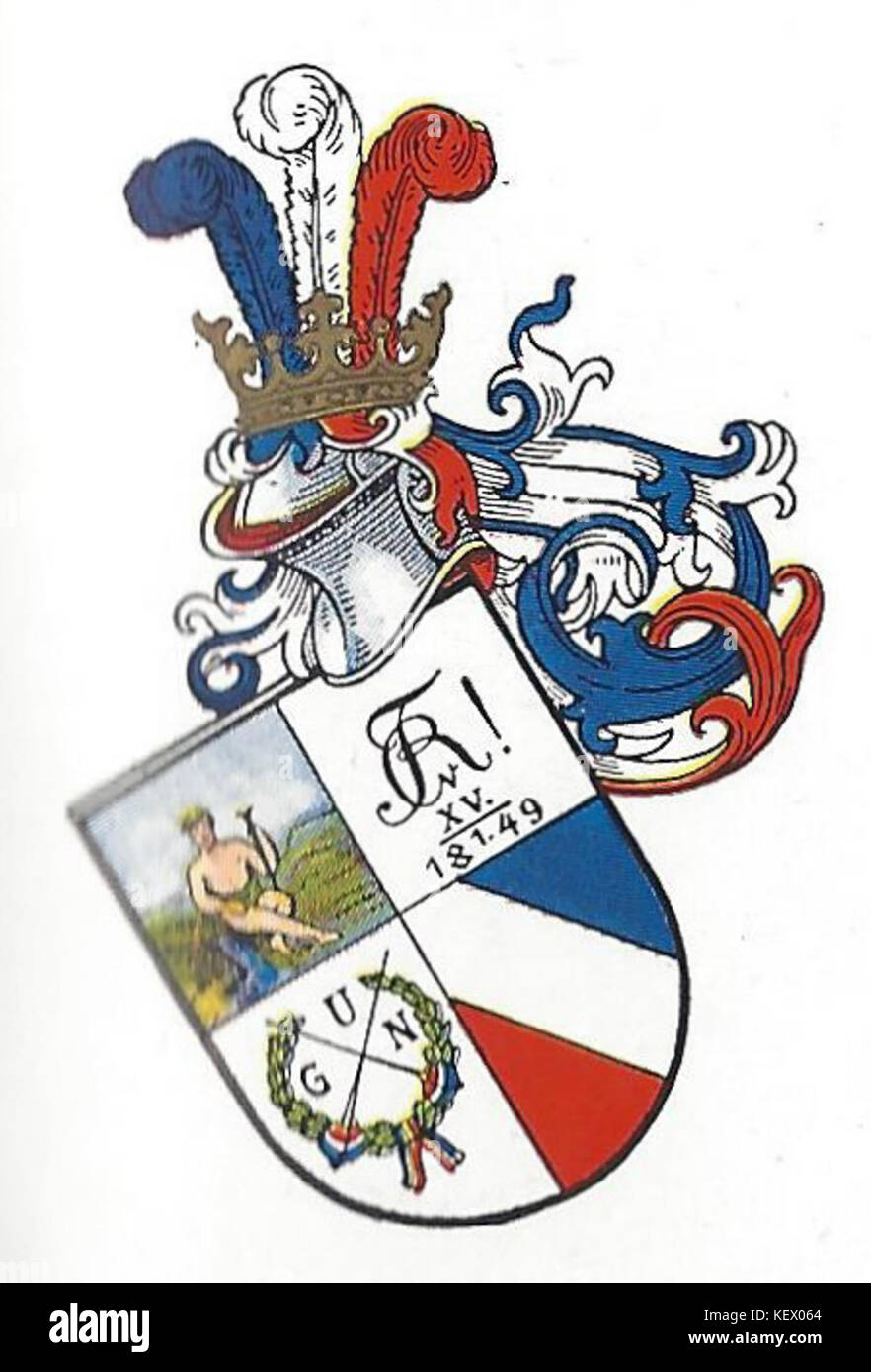 Corps Rhenania Heidelberg (Wappen Stock Photo - Alamy