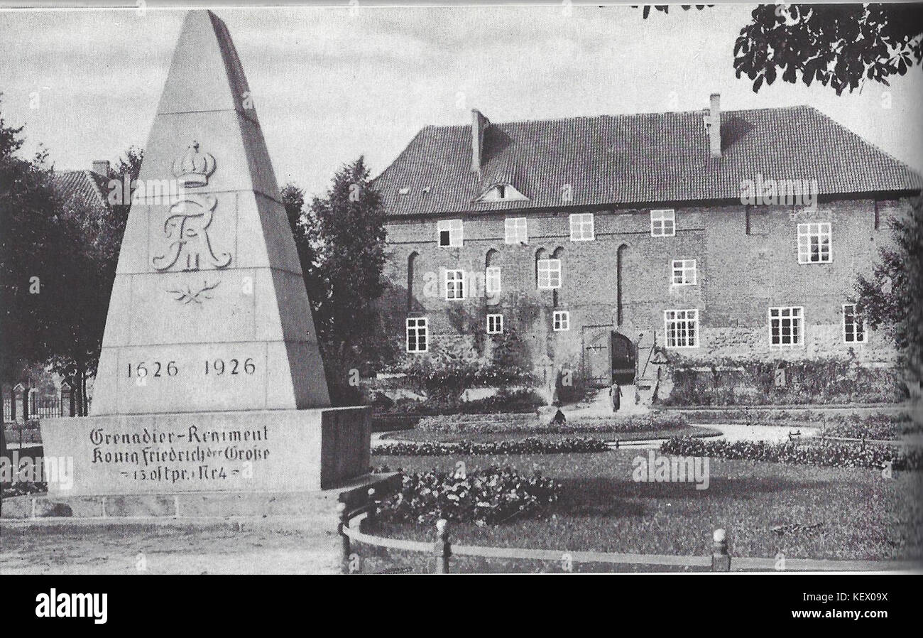 Denkmal Burg Rastenburg Stock Photo - Alamy