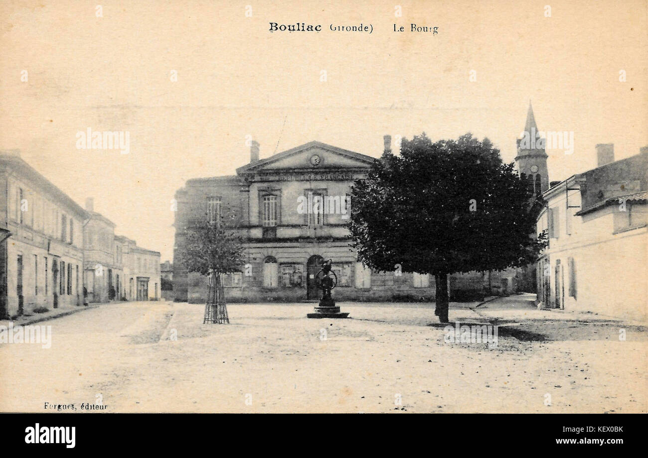 Bouliac Bourg Mairie Stock Photo - Alamy