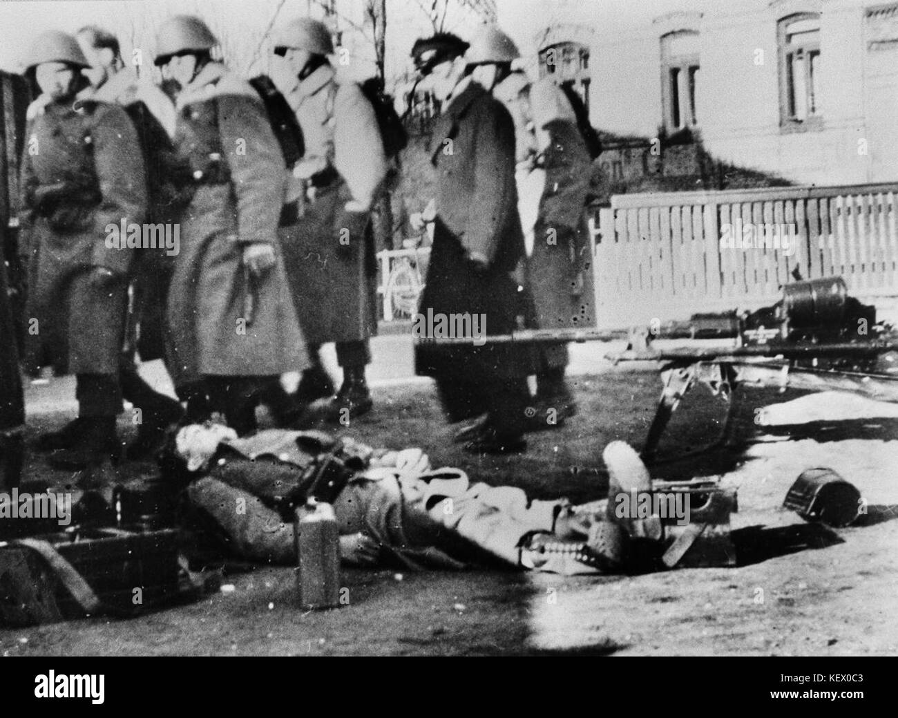 Dead Danish Soldier Stock Photo - Alamy