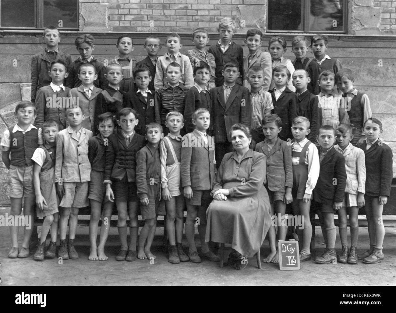 Barefoot kids Black and White Stock Photos & Images - Alamy