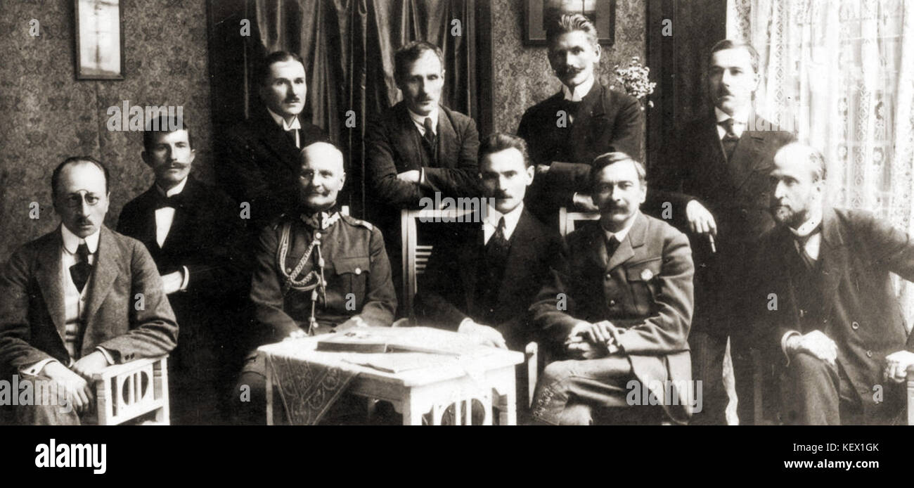 Dabski i delegacja 1920 Stock Photo - Alamy