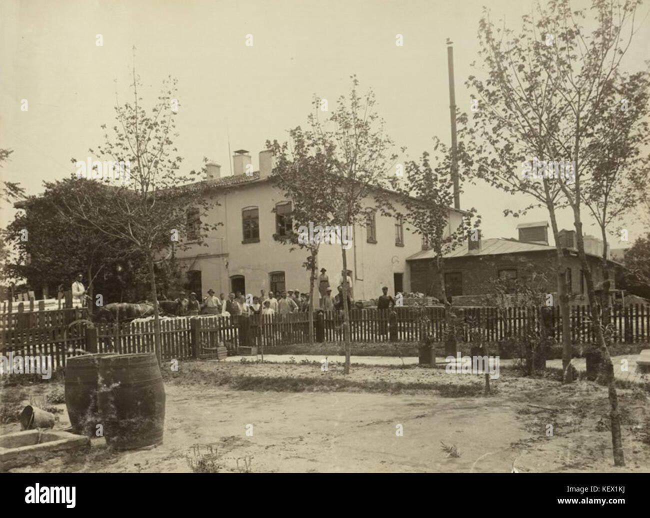 A stereoscopic view showing a 3D image captured from a historic ...