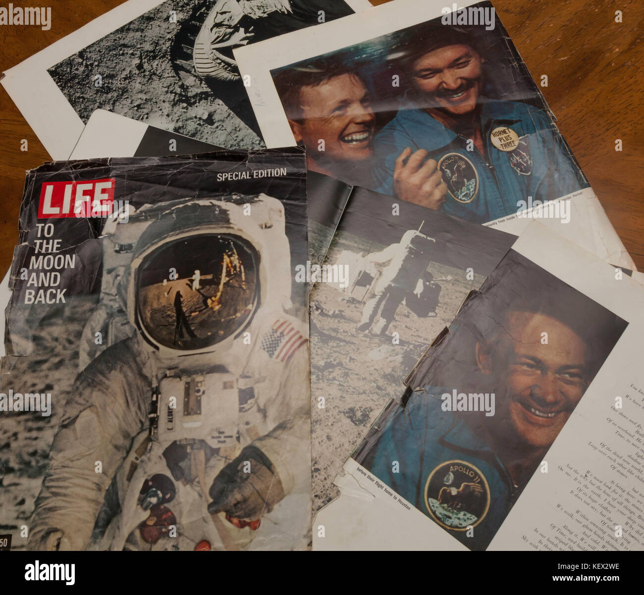 Life Magazine article on America's Moon Landing 1969, Man on the Moon ...