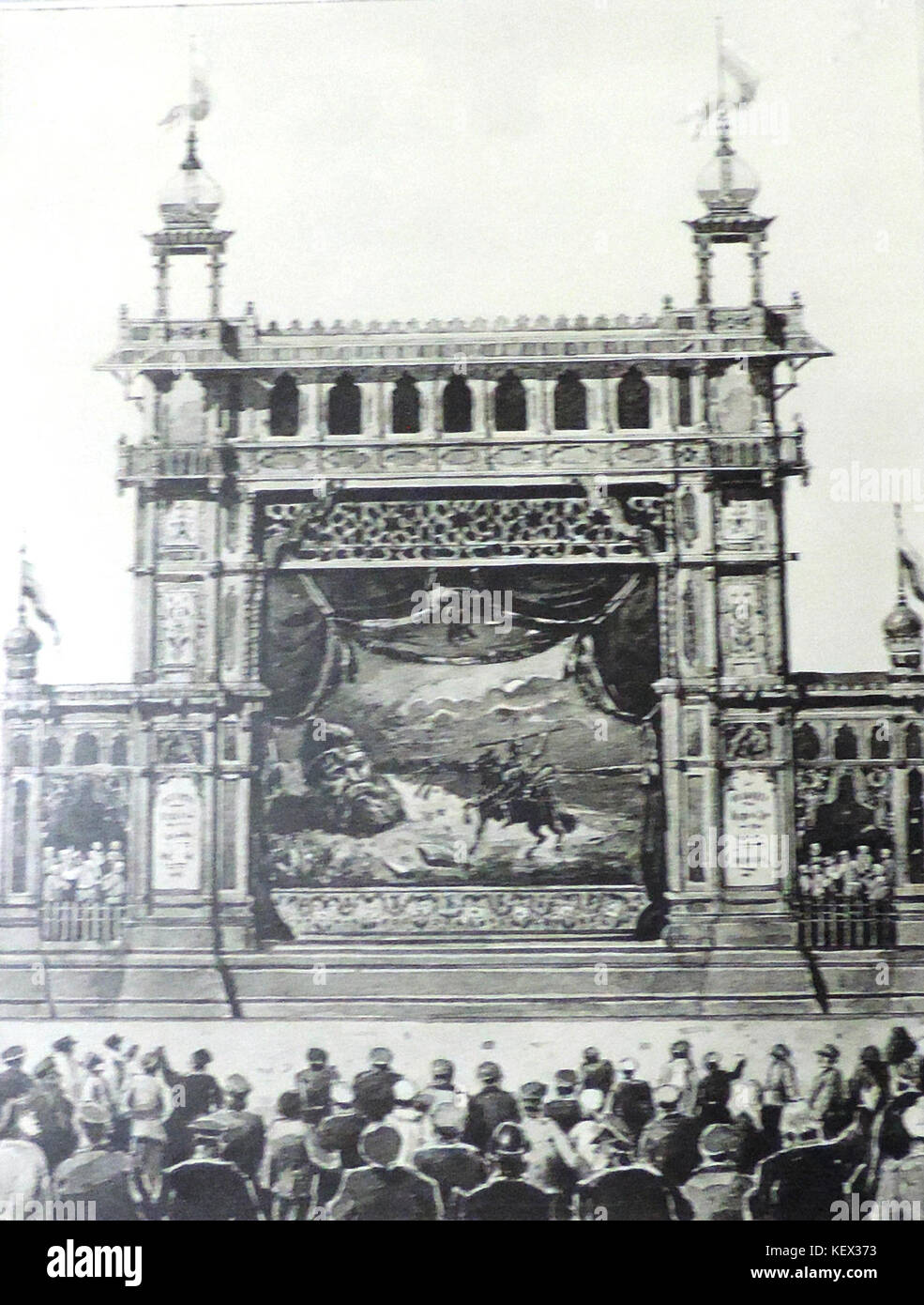 3K 7 520 3 Festivities for the coronation of the last Russian Emperor ...