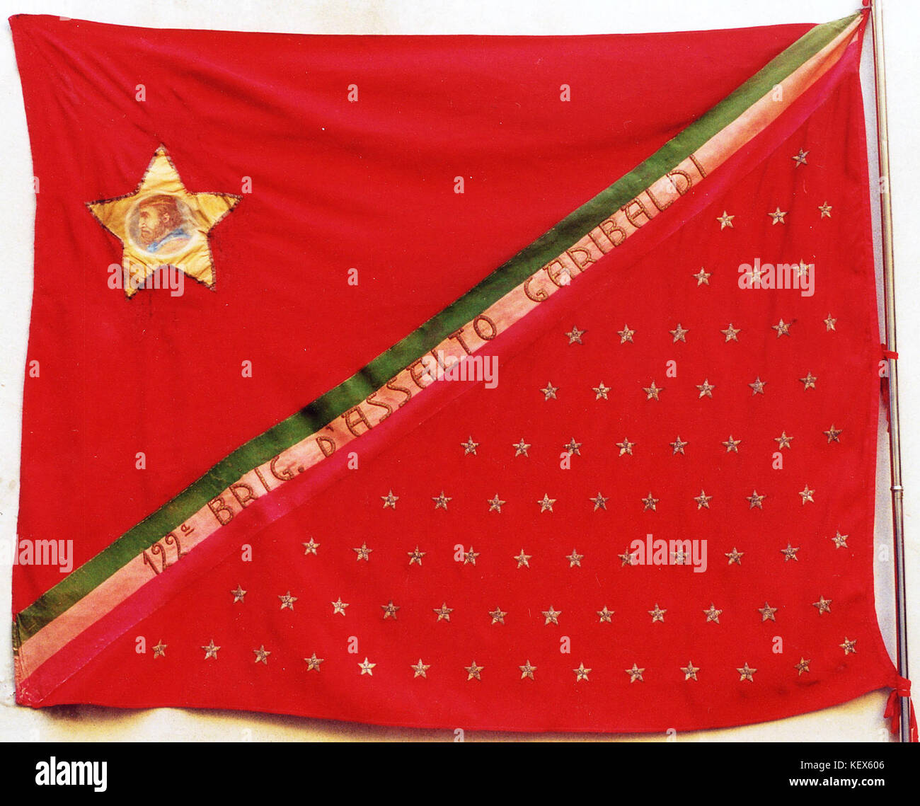 Bandiera partigiana 1945 Stock Photo - Alamy