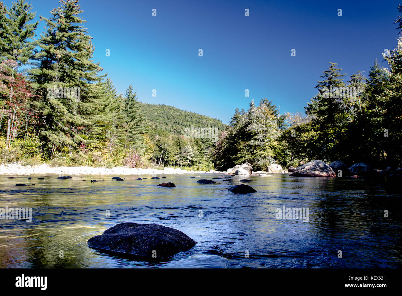 Swift River at Rocky Gorge, Albany, NH, USA Stock Photo - Alamy