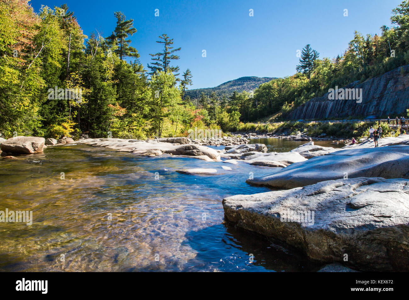 Swift River at Rocky Gorge, Albany, NH, USA Stock Photo - Alamy