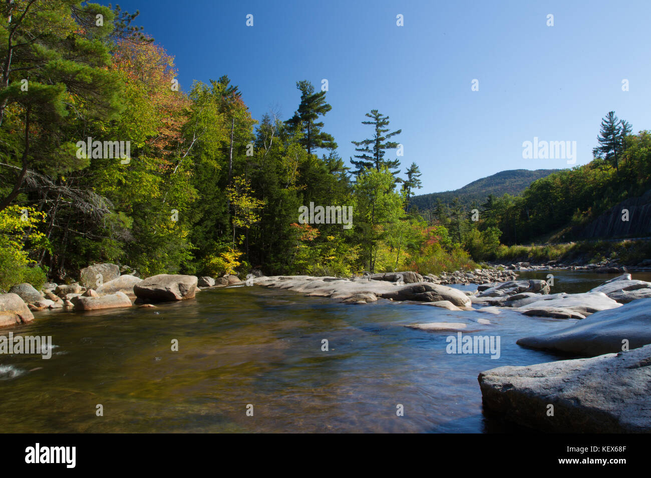 Swift River at Rocky Gorge, Albany, NH, USA Stock Photo - Alamy