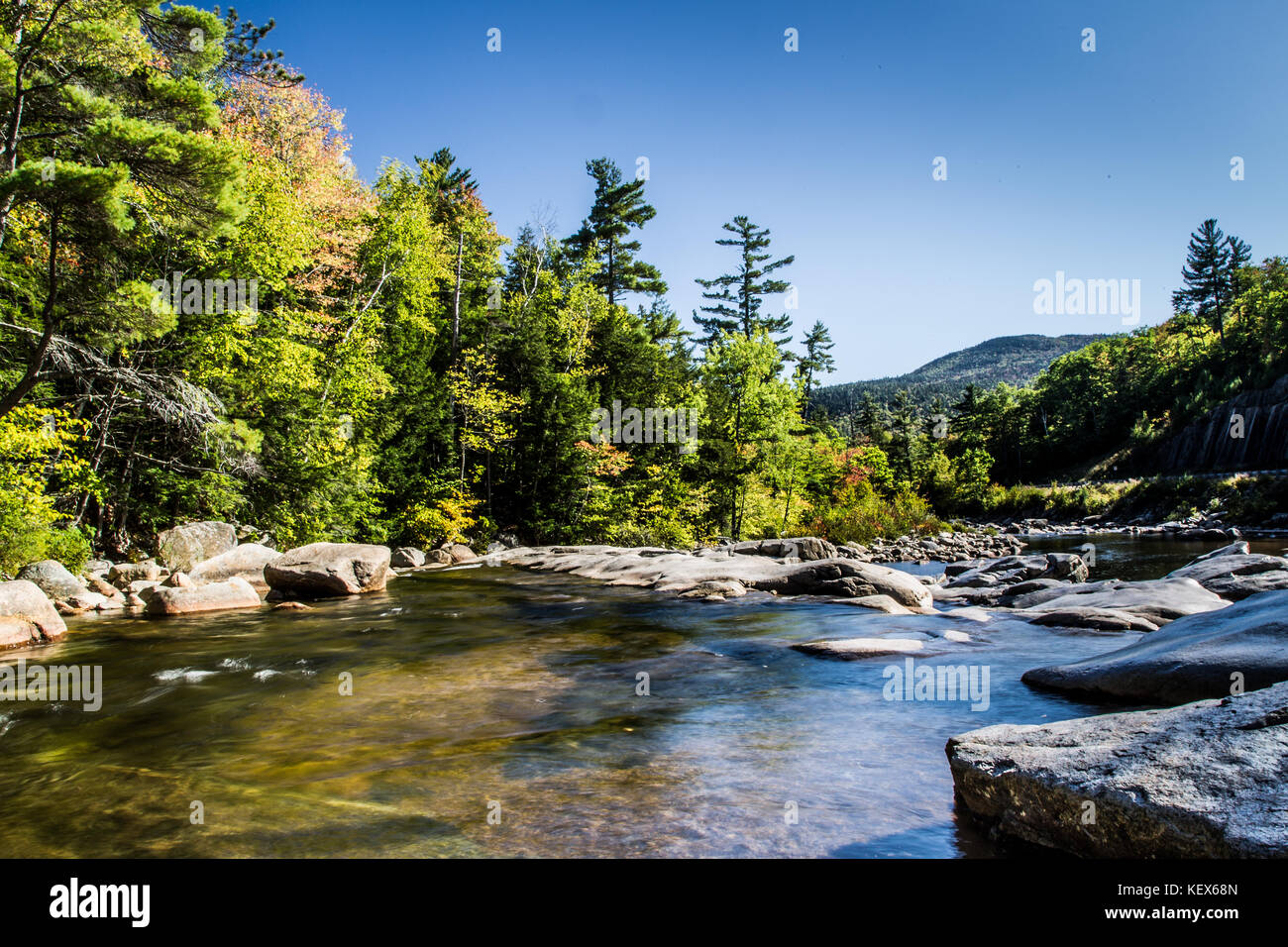 Swift River at Rocky Gorge, Albany, NH, USA Stock Photo - Alamy