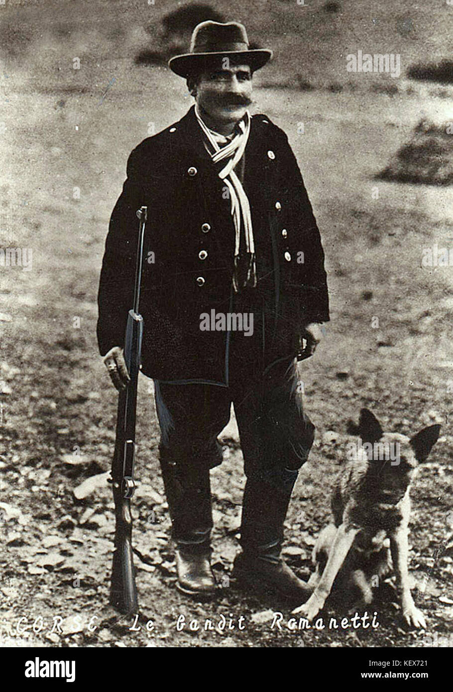 Corse Le banditt Romanetti en 1930 Stock Photo - Alamy