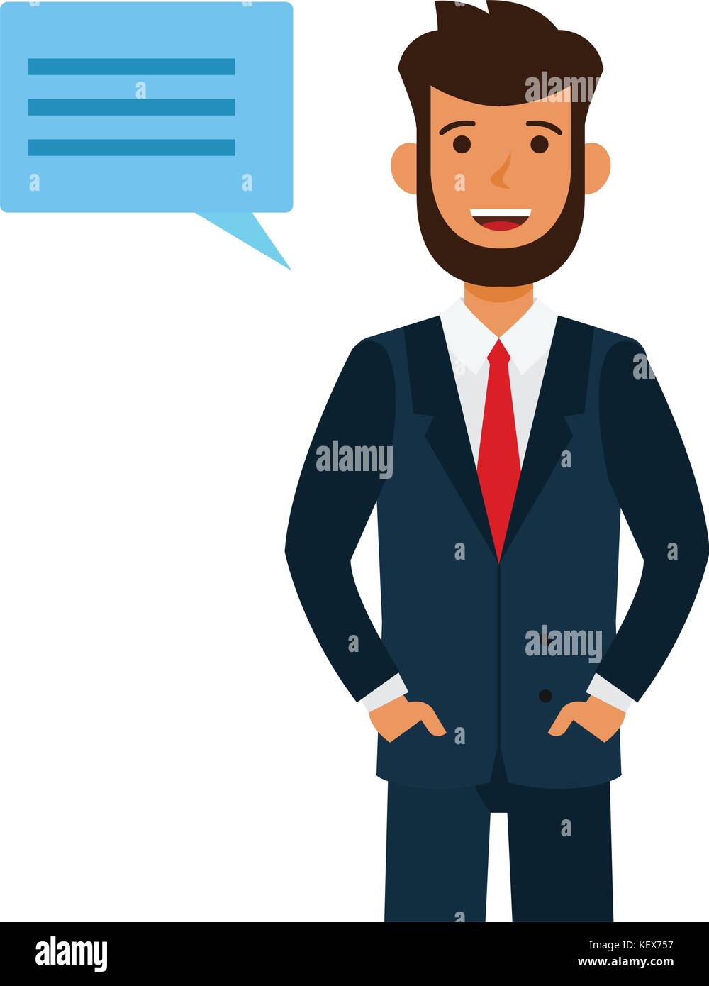 male attorney cartoon flat vector illustration concept on isolated ...
