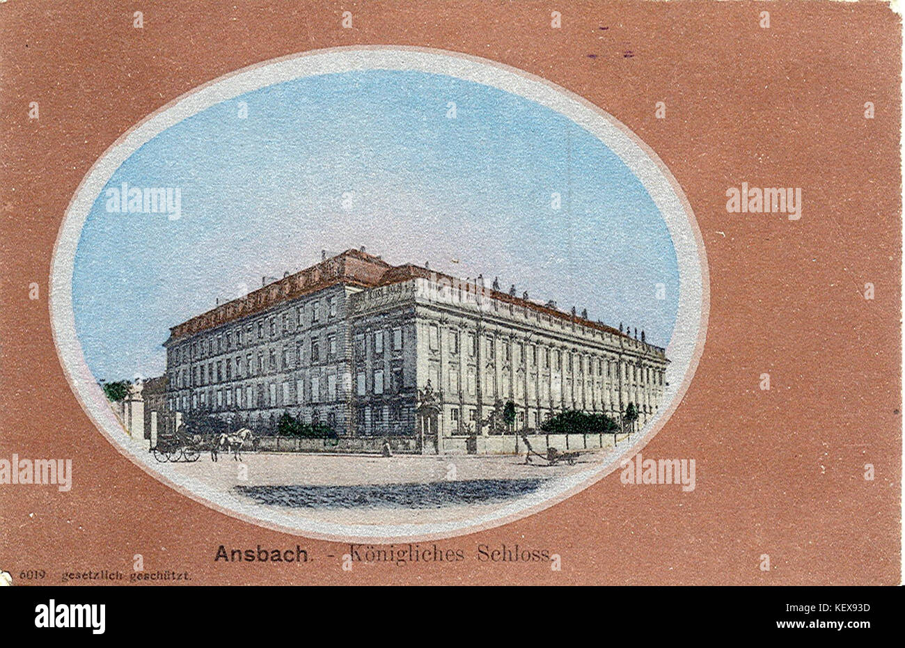 Ansbach Schloss 1 Stock Photo - Alamy