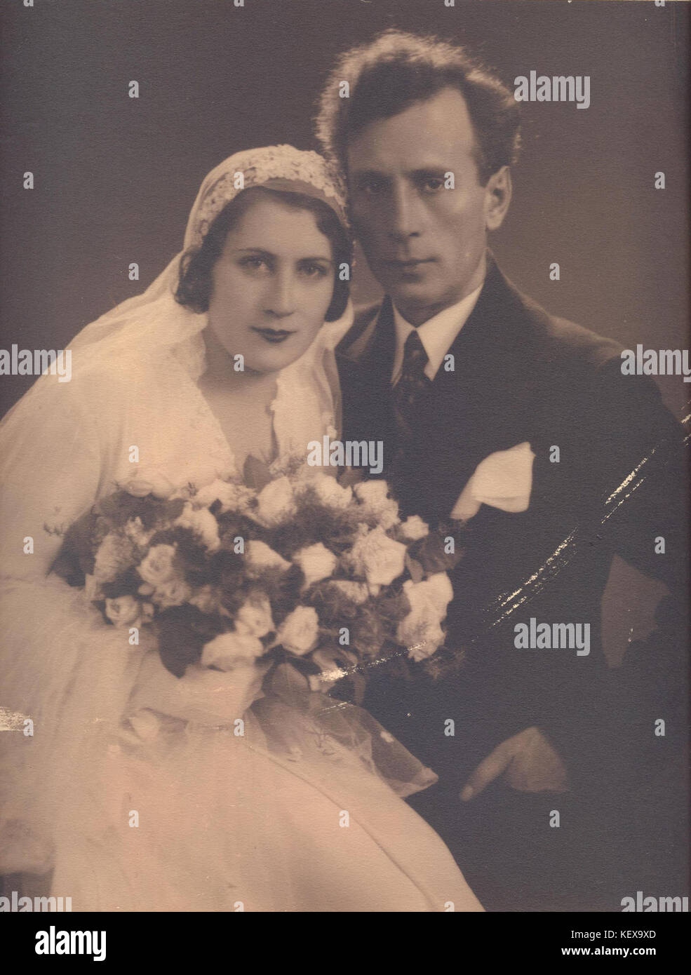 1155K 1 322 1 Rayko Aleksiev and Vesela Grancharova, 1939 Stock Photo ...