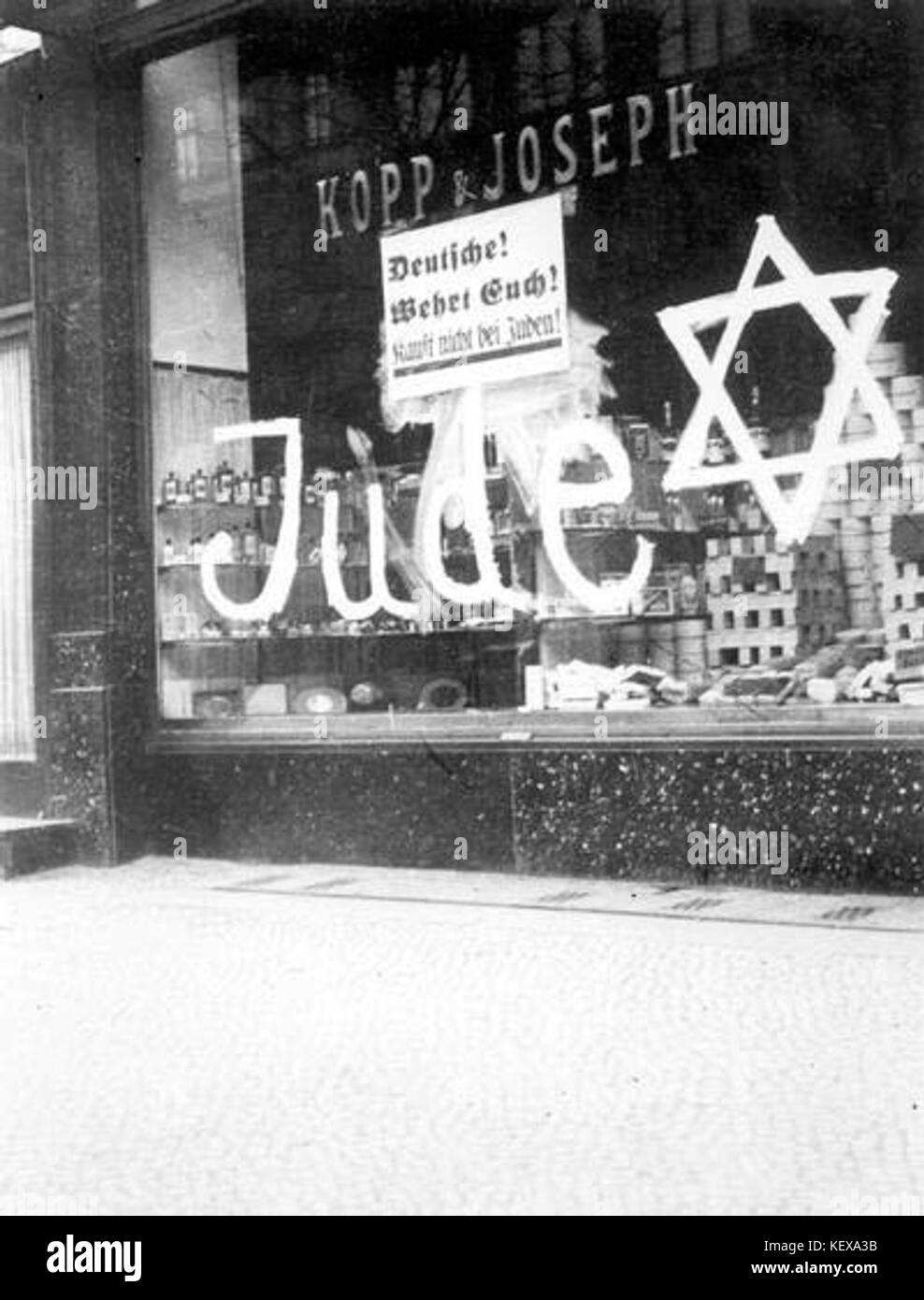 Boycot Jews april 1 1933 Stock Photo - Alamy