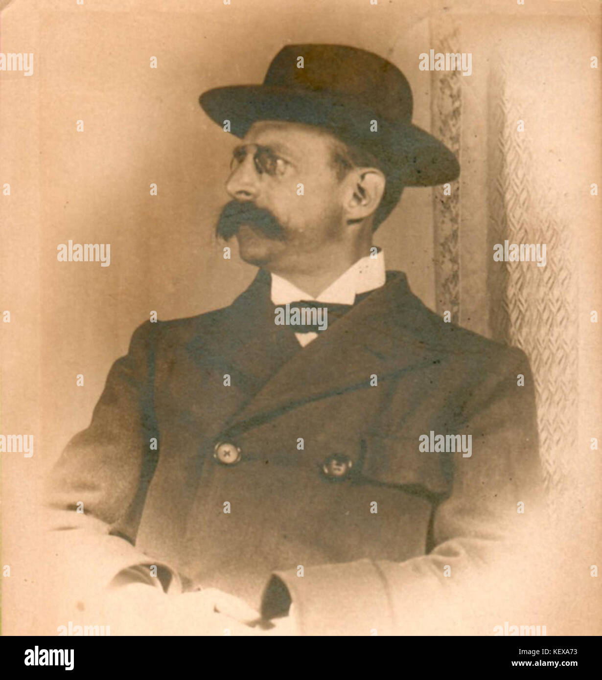 Charles van Lerberghe, portrait 1898 Stock Photo - Alamy
