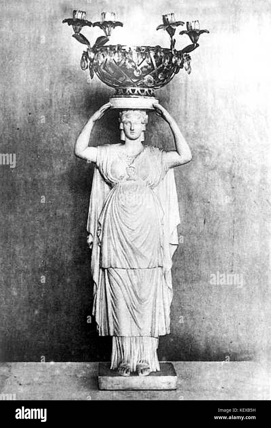 Canephora with a basket Stock Photo - Alamy