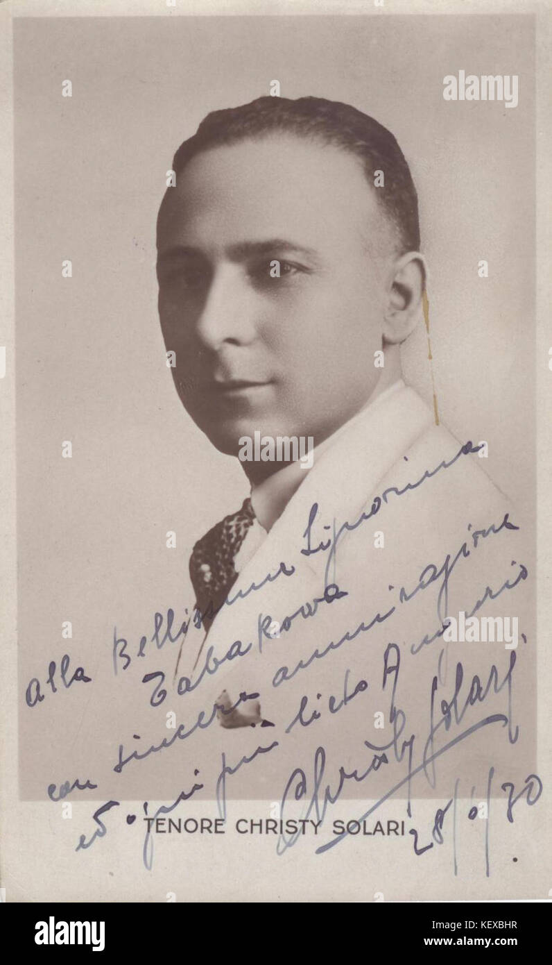 419 1 25 6 Christy Solari,1930 Stock Photo - Alamy