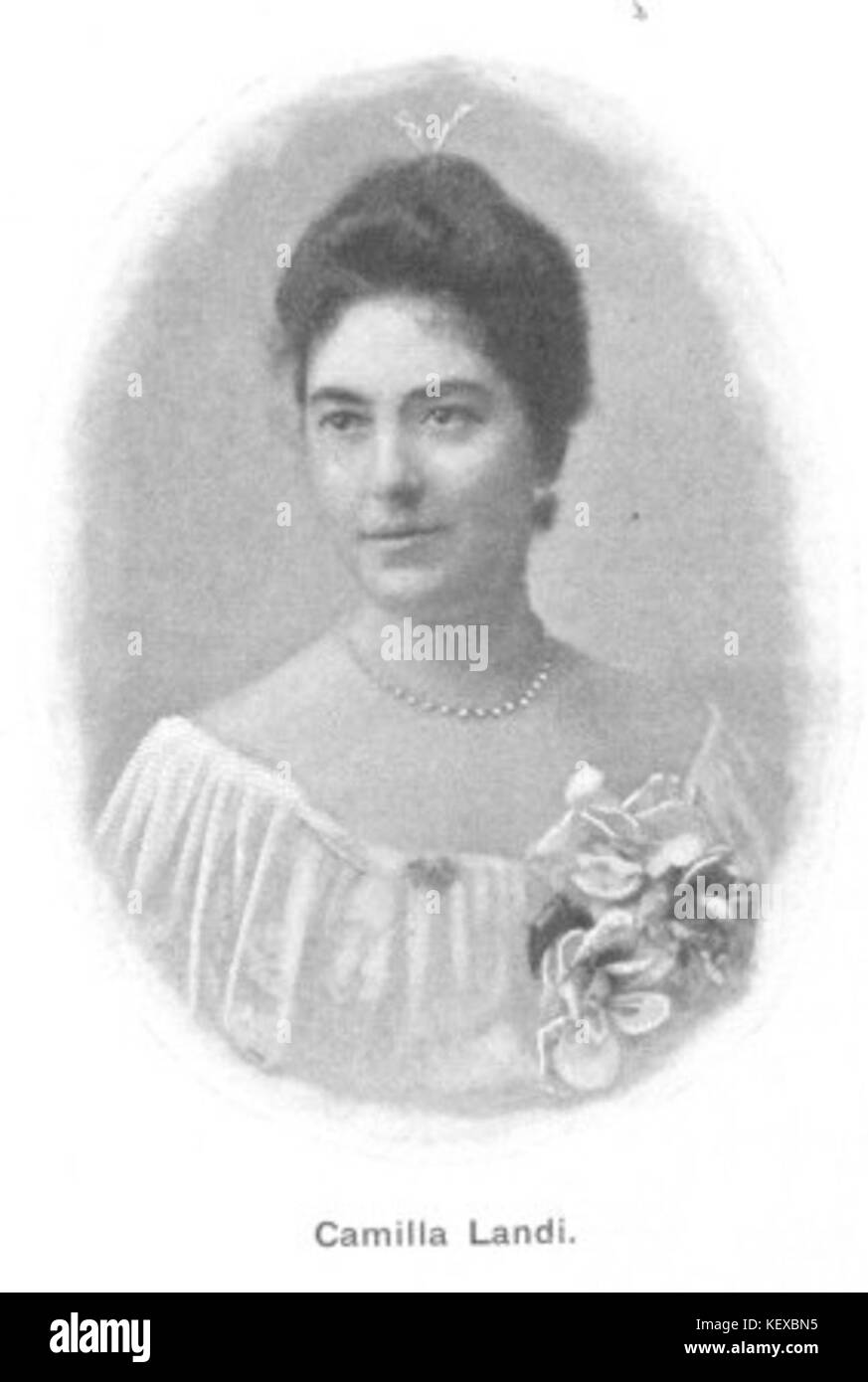 Camilla Landi 1900 Stock Photo - Alamy