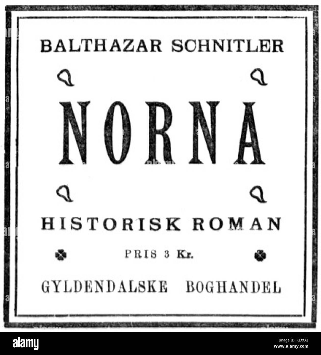 Balthazar Schnitler. Norna Stock Photo - Alamy
