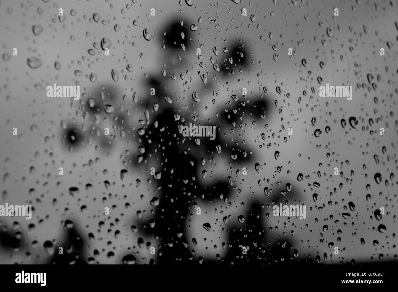 Rain drops, window, mood, rain, rainy day Stock Photo - Alamy