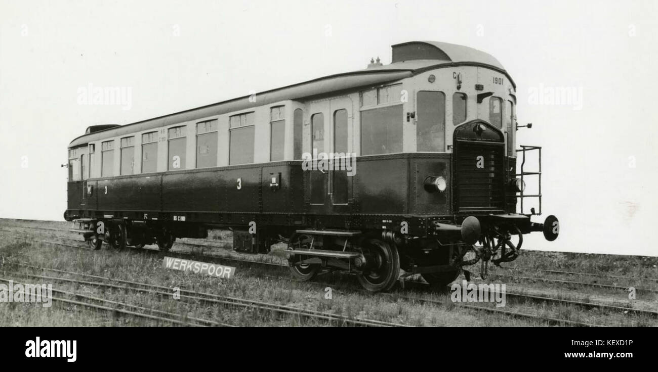 BC 1901 Nederlandsche Spoorwegen Werkspoor Stock Photo - Alamy