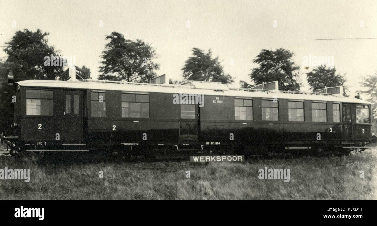 BC 1904 Nederlandsche Spoorwegen Werkspoor Stock Photo - Alamy