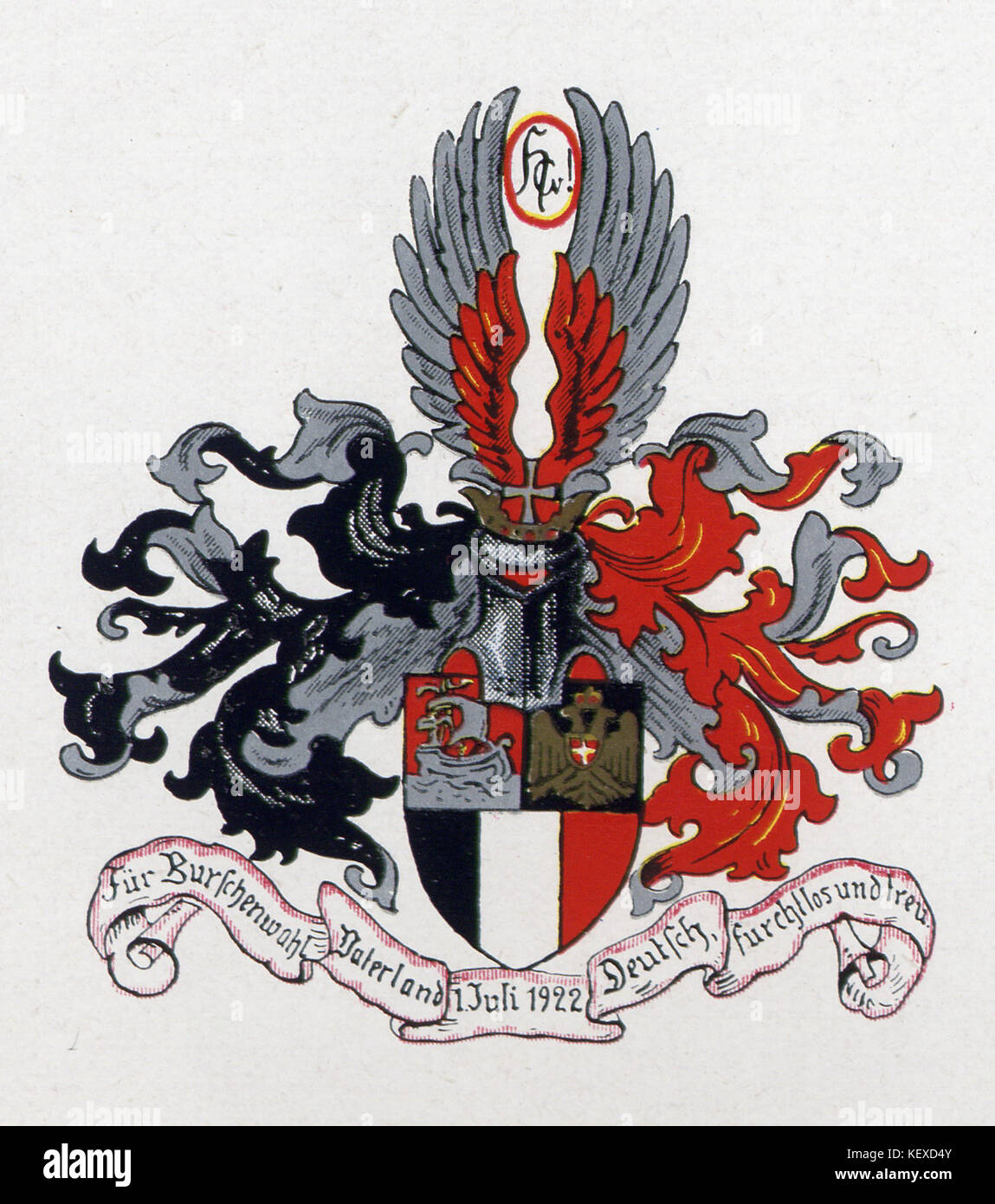 Corps Hansea Wien (Wappen Stock Photo - Alamy