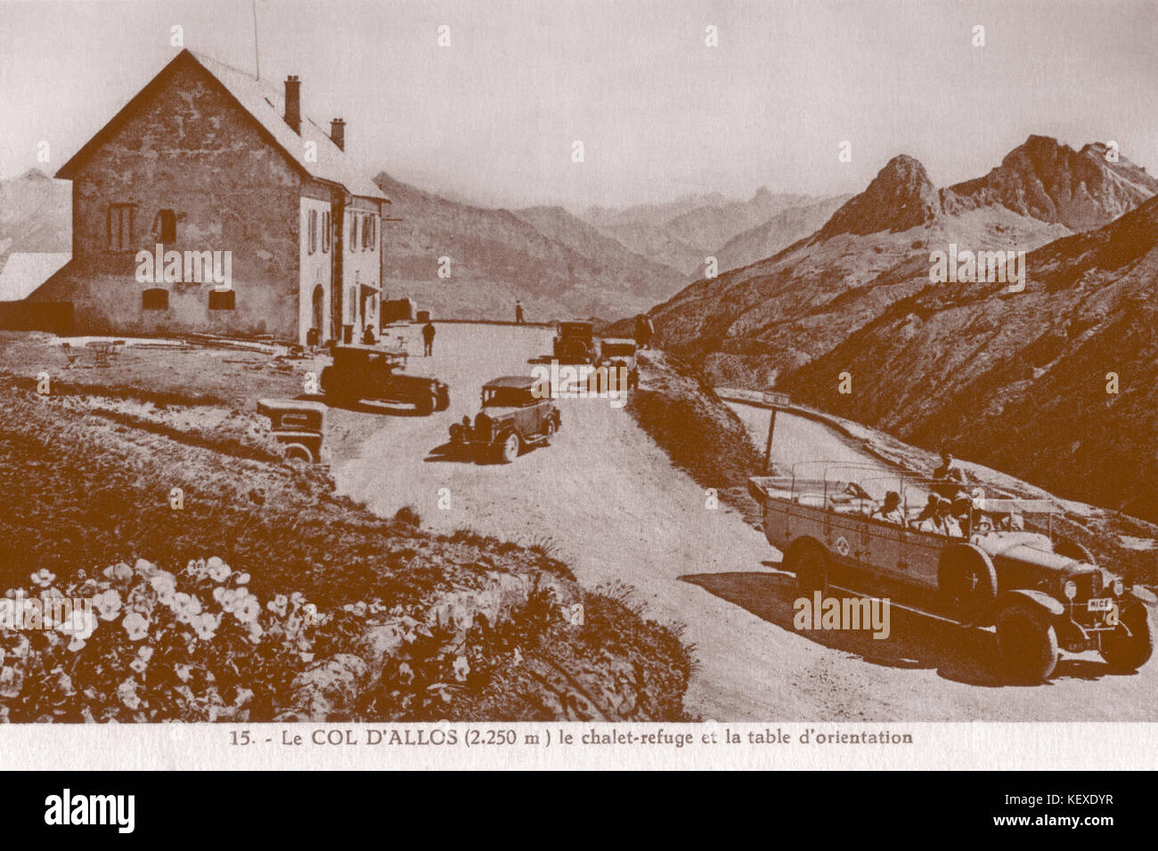 Col d'Allos refuge Stock Photo - Alamy