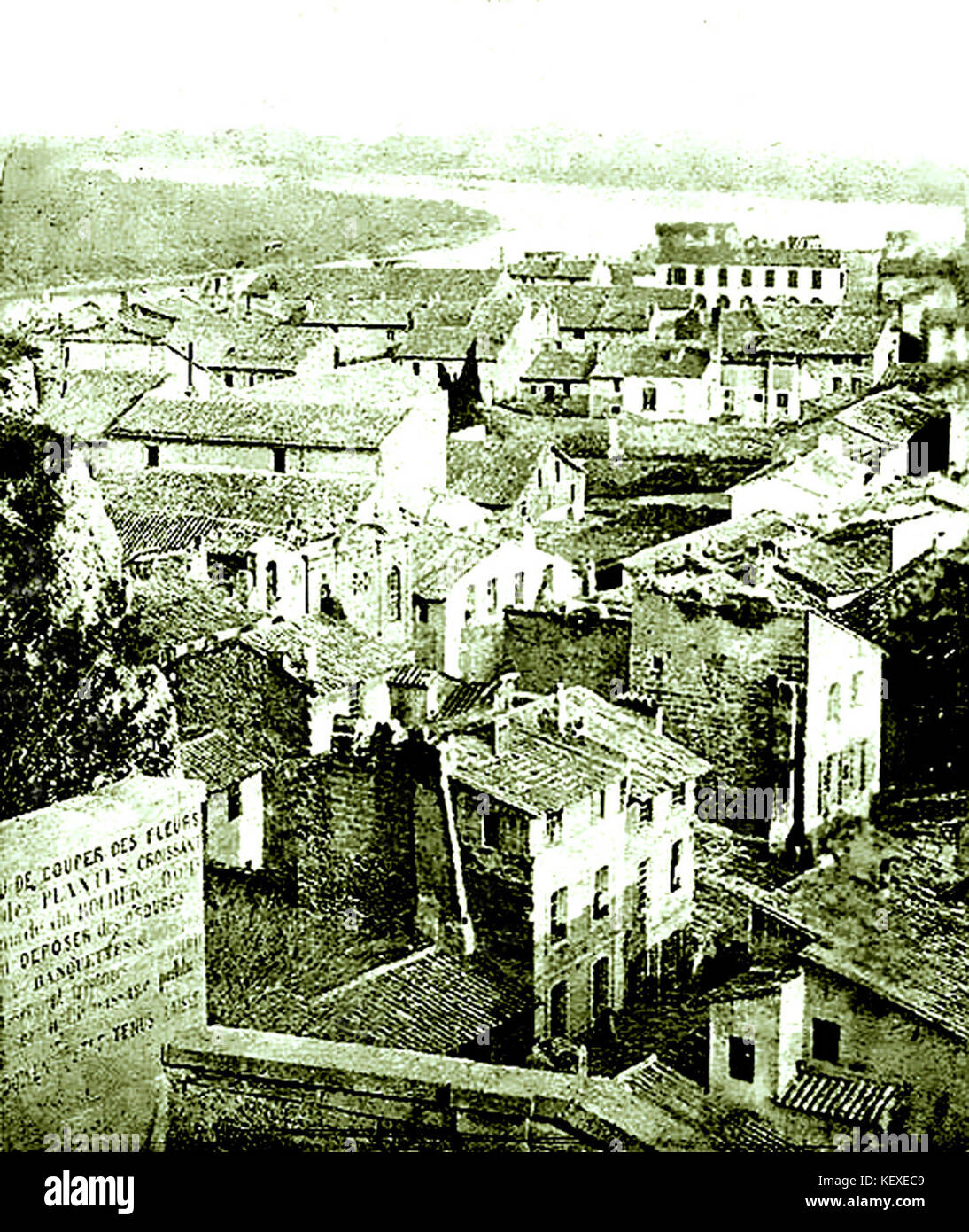 This image depicts the Sainte Anne prison in Avignon, France, as it ...